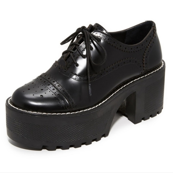 Alice + Olivia | Shoes | Alice Olivia Ripley Platform Oxfords Black ...